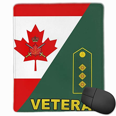 Canadian Army Rank Veteran B 25x30cm Non_Slip Mouse Pad Game Mouse Pad ...