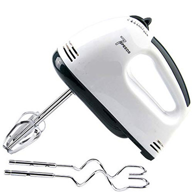 7 Speed Hand Mixer Electric with Turbo Handheld Kitchen Mixer with 2 ...