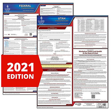 2021 Utah State and Federal Labor Law Poster Set _English_ UT State ...