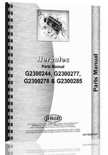 Hercules Engines Engine Parts Manual _HE_P_G2300 SER_ - Warehousesoverstock