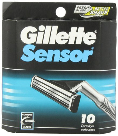 Gillette Sensor Cartridges 10 Count _Pack of 2_ - Warehousesoverstock