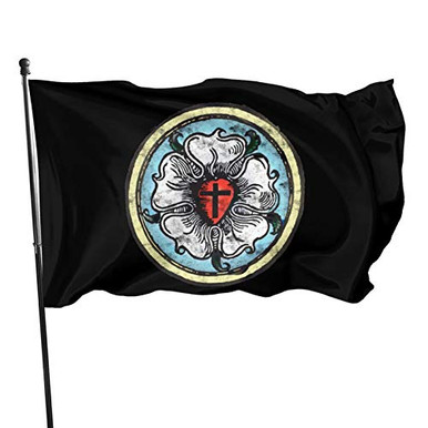Luther Rose Martin Luther Distressed Lutheran Outdoor Flags 3x5 Foot ...