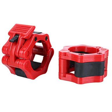 Olympic Barbell Clamps_ Quick Release Non_Slip Barbell Clamp Collars ...