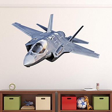 Wall Decal Lockheed Martin F_35 Lightning II Sticker Joint Strike Next ...