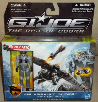 G.I. Joe Movie The Rise of Cobra Exclusive Air Assault Glider With Capt ...