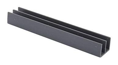 CRL Gray Upper Plastic Track for 1 4 inch Sliding Panels _ D712GRY ...