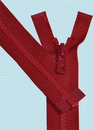 YKK 26 inch Vislon Zipper ~ YKK 5 Molded Plastic ~ Separating - 519 Hot ...