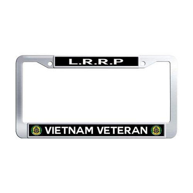 Framespolish LRRP Vietnam Veteran License Plate Frame Stainless Steel ...