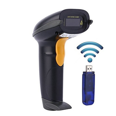 WoneNice 433Mhz Wireless Portable Barcode Scanner Barcode Reader with ...