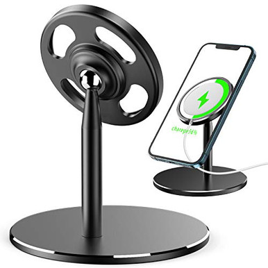 Adjustable Stand for MagSafe Wireless Charger Aluminum Desktop Phone ...