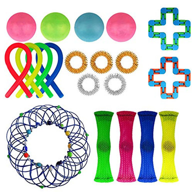 Sensory Toy Set Children s Noodle Rope Vent Toy Five Point Toy for ...