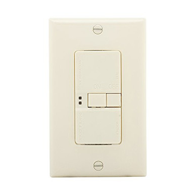 Eaton GFCI Self-Test 20A -125V Blank Face Receptacle with Standard Size ...
