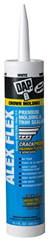 DAP 18542 Alex Flex Premium Molding and Trim Sealant 10.1 oz White ...