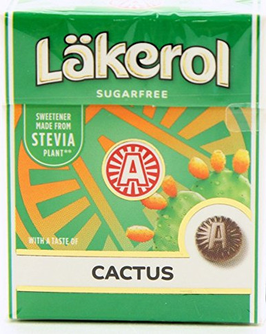 12-Pack Lakerol Licorice Sugar Free Pastilles Stevia -12-Pack Cactus ...