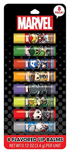 Taste Beauty Marvel Comic Book Themed 8pc Lip Balm Sticks - Assorted ...