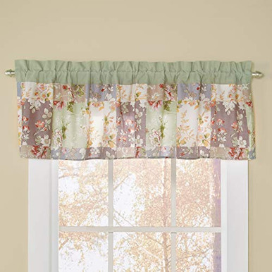 The Lakeside Collection Constance Window Valance with Patchwork ...