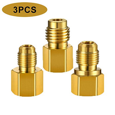 Fudoray 6015 R134A Brass Refrigerant Tank Adapter R12 R22 to 134A ...