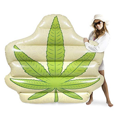 Sol Coastal Jumbo Devil s Lettuce Pool Float - Giant Inflatable Party ...