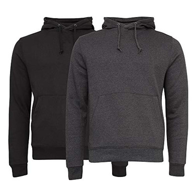 Unipro Men s Basic 2 Pack Fleece Hoodie Sweatshirt with Kangaroo Front ...
