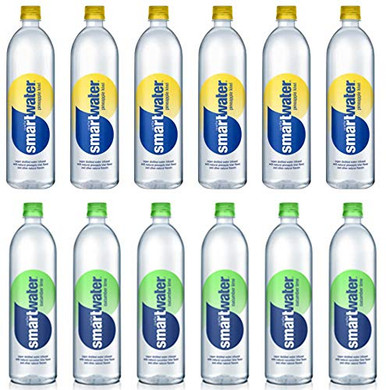 LUV BOX - Variety smartwater pack 23.7 oz Bottles pack of 12 pineapple ...