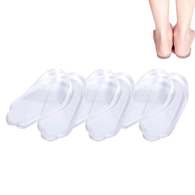 Medial and Lateral Heel Wedge Silicone Insoles Supination and Pronation ...