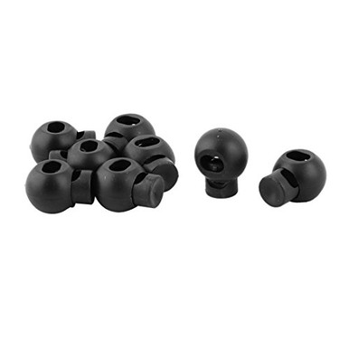 uxcell Plastic Spring Loaded Coat Hat Sliding Adjustable Cord Lock ...