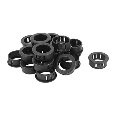 uxcell 20pcs 25mm Mounted Dia Snap in Cable Wire Bushing Grommet ...