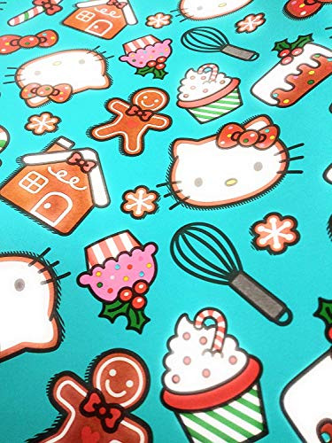 NS Holiday Christmas Wrapping Paper Hello Kitty with Gridlines Gift ...