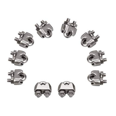 GLE2016 Wire Rope Clips Stainless Steel Cable Clamp Saddle Fastener for ...