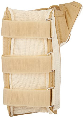 Rolyan D-Ring Wrist and Thumb Spica Splint for Left Wrist, Beige Wrist ...