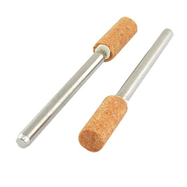 uxcell 10 x Glass Stone Iron Buffing Tool Cylindrical Mounted Points ...