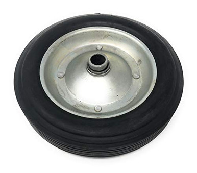 8 inch X 1.75 inch Solid Rubber Wheel 5 8 inch Axle Diameter 300 lbs ...
