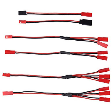 Acekeeps JST Y-Harness Connectors -1 to 3- JST Y Parallel Splitter -1 ...