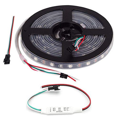 WESIRI WS2812B LED Strip Lights 16.4ft 5M WS2812B 150LEDs Programmable ...