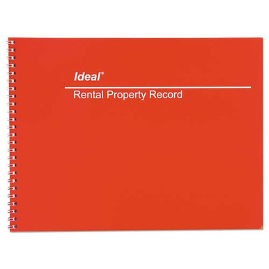 Rental Property Record Book 8 1 2 x 11 60-Page Wirebound Book ...