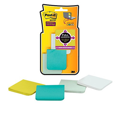 Post-it Super Sticky Full Adhesive Notes 2x Sticking Power 2 in x 2 in ...