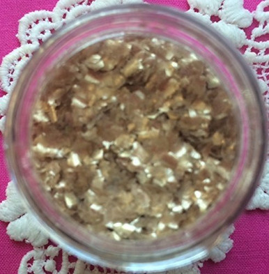 Oh Sweet Art Light Gold Metallic Edible Glitter Flakes 1 4 oz. Cakes ...