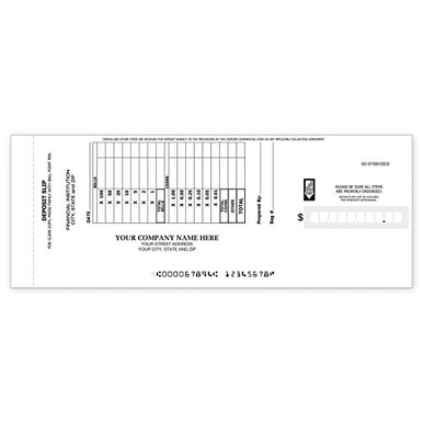 CheckSimple Cash Only -Bills and Coins Only- Custom Deposit Slip Books ...