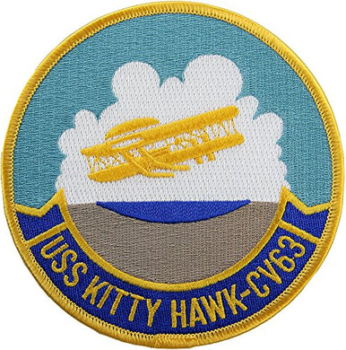 USS Kitty Hawk CV-63 Ship Patch Full Color - Warehousesoverstock
