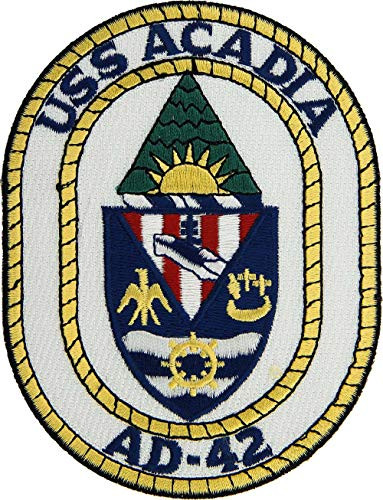 USS Acadia AD-42 Patch Full Color - Warehousesoverstock