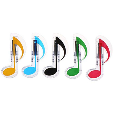 10 Pcs Colorful Plastic Music Note Book Page Clips Holder Music Page ...