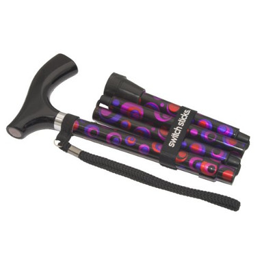 Switch Sticks Aluminum Adjustable Folding Cane and Walking Stick ...