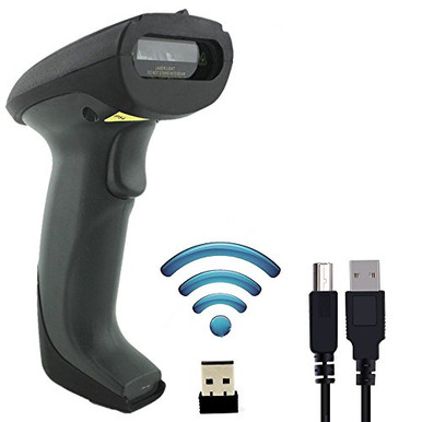 Wireless Barcode Scanner 1 D Bluetooth CCD 100 Meter long Transmission ...