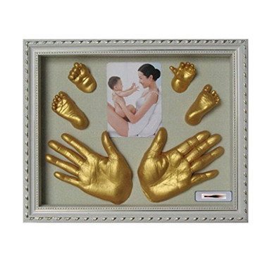 Creazy 3D Plaster Handprint Footprint Baby Mould Hand and Foot Casting ...
