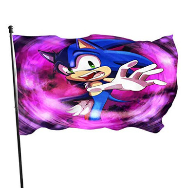 Speed of Hero Sonic-Hedgehog Picture Garden Flag Outdoor Flag Indoor ...