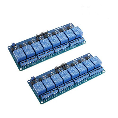Xiuxin 2pcs 5V 8 Channel Relay Module Board for Arduino PIC AVR DSP ARM ...