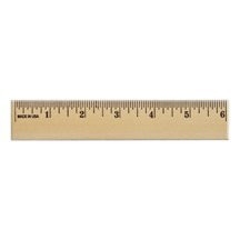 20 Pcs Wooden Rulers 6 inch Long X 1-1 8 inch Wide X 5 32 inch Thick ...