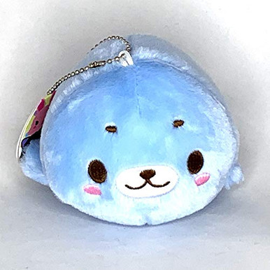 Japan Super Soft Seal Plush Doll Cute Squishy Blue Seal Plushie ...