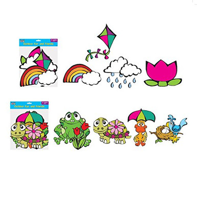 Outdoor Fun Cutouts 16 Pack -FLOMO- Spring Cutouts Spring Classroom ...