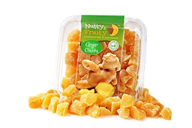 Dried Ginger Chunks - Low Sugar - Soft - Warehousesoverstock
